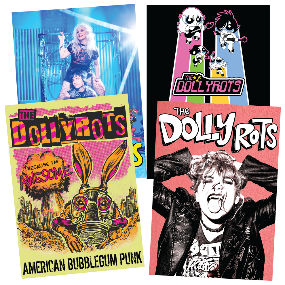 Assorted UK Tour Posters! (AUTOGRAPHED) – The Dollyrots Merch Store
