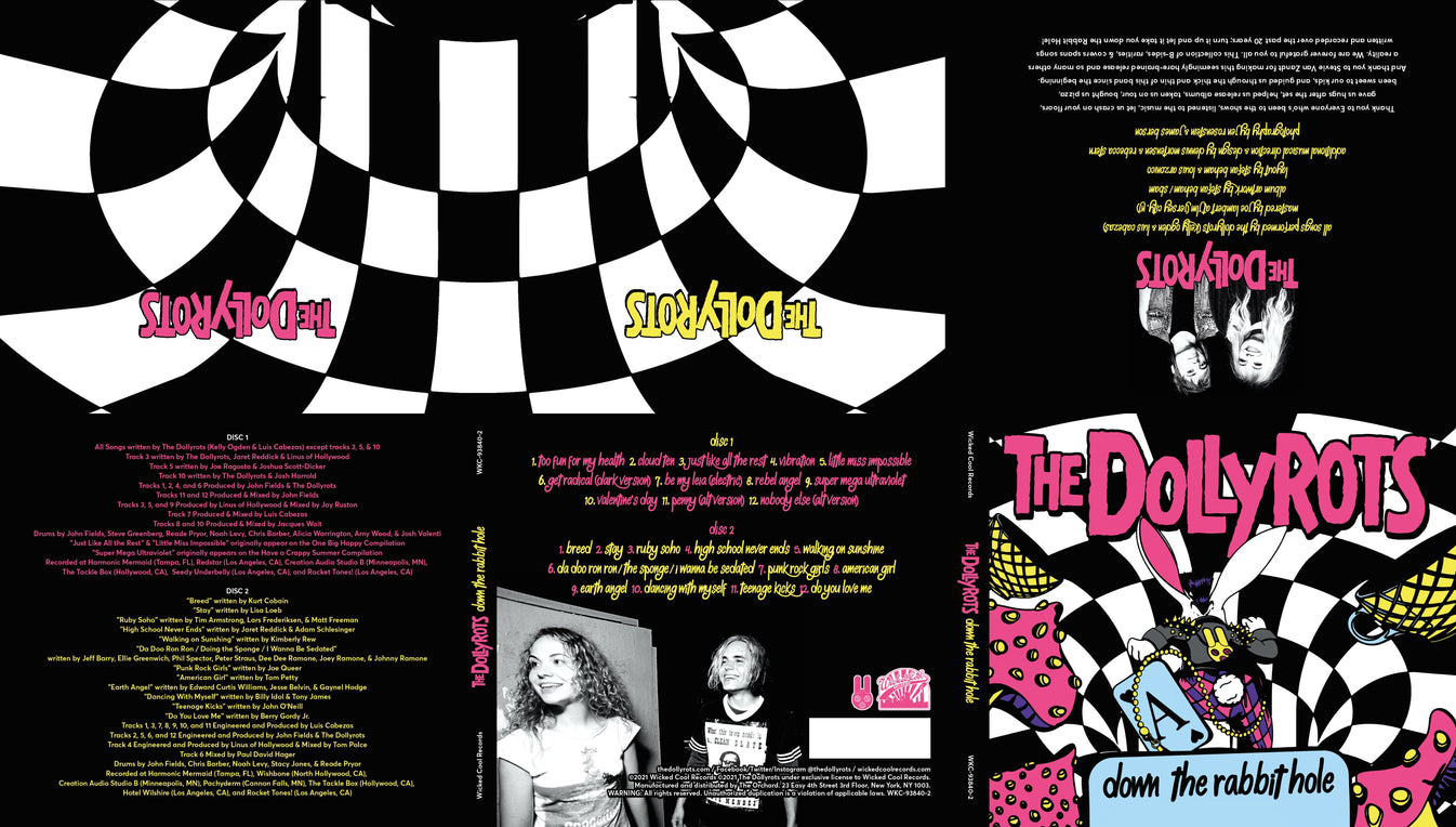 "Down the Rabbit Hole" (2 CDs) – The Dollyrots Merch Store